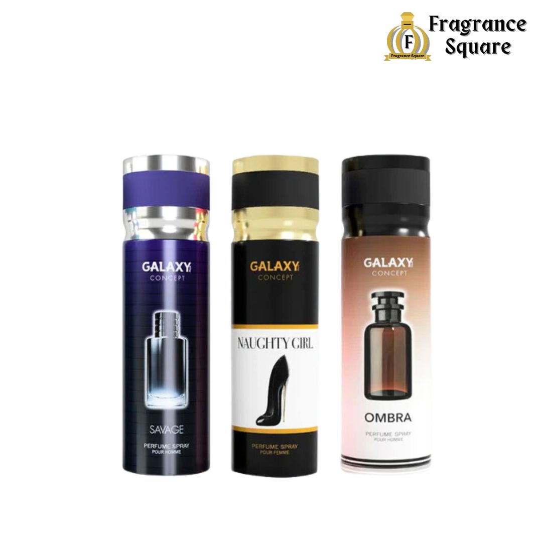 Galaxy Plus Concept Perfume Body Spray 3 Pcs Bundle – Fragrance Square